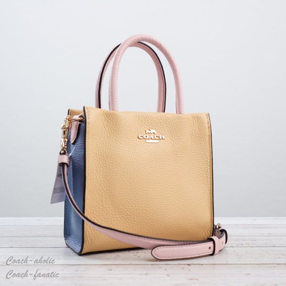 Coach | Bags | Nwt Coach Mini Cally Colorblock Crossbody | Poshmark